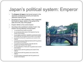 Politics of Japan | PPTX