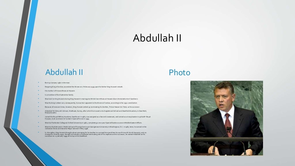 Politics Of Jordan
