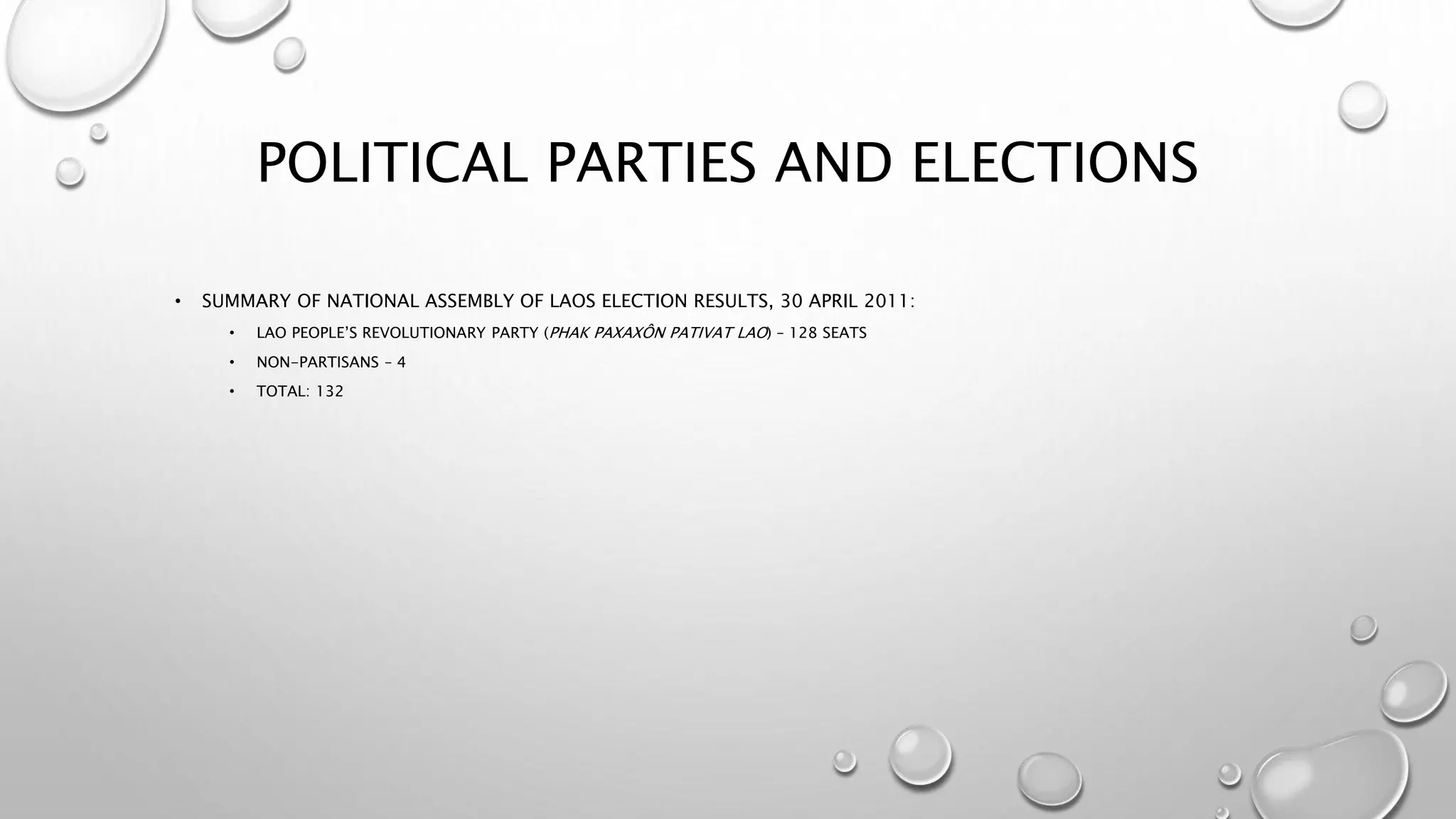 Politics of Laos | PPTX