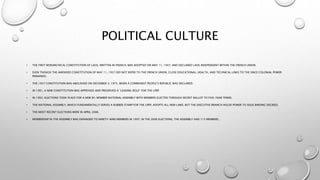 Politics of Laos | PPTX