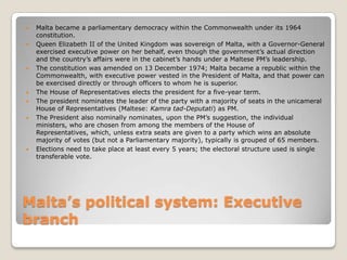 Politics of Malta | PPTX