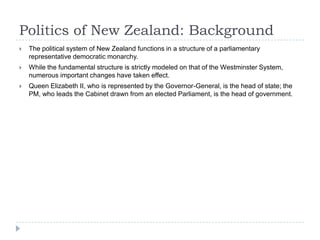 Politics of New Zealand | PPTX
