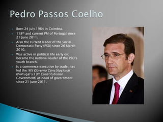 Politics of Portugal | PPTX