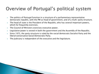 Politics of Portugal | PPTX