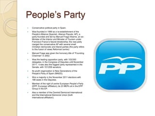 Politics of Spain | PPTX