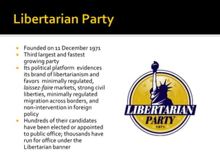 Politics of the United States | PPTX