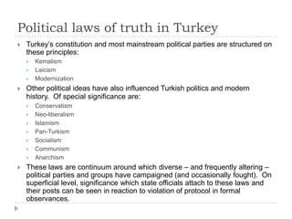 Politics of Turkey | PPTX