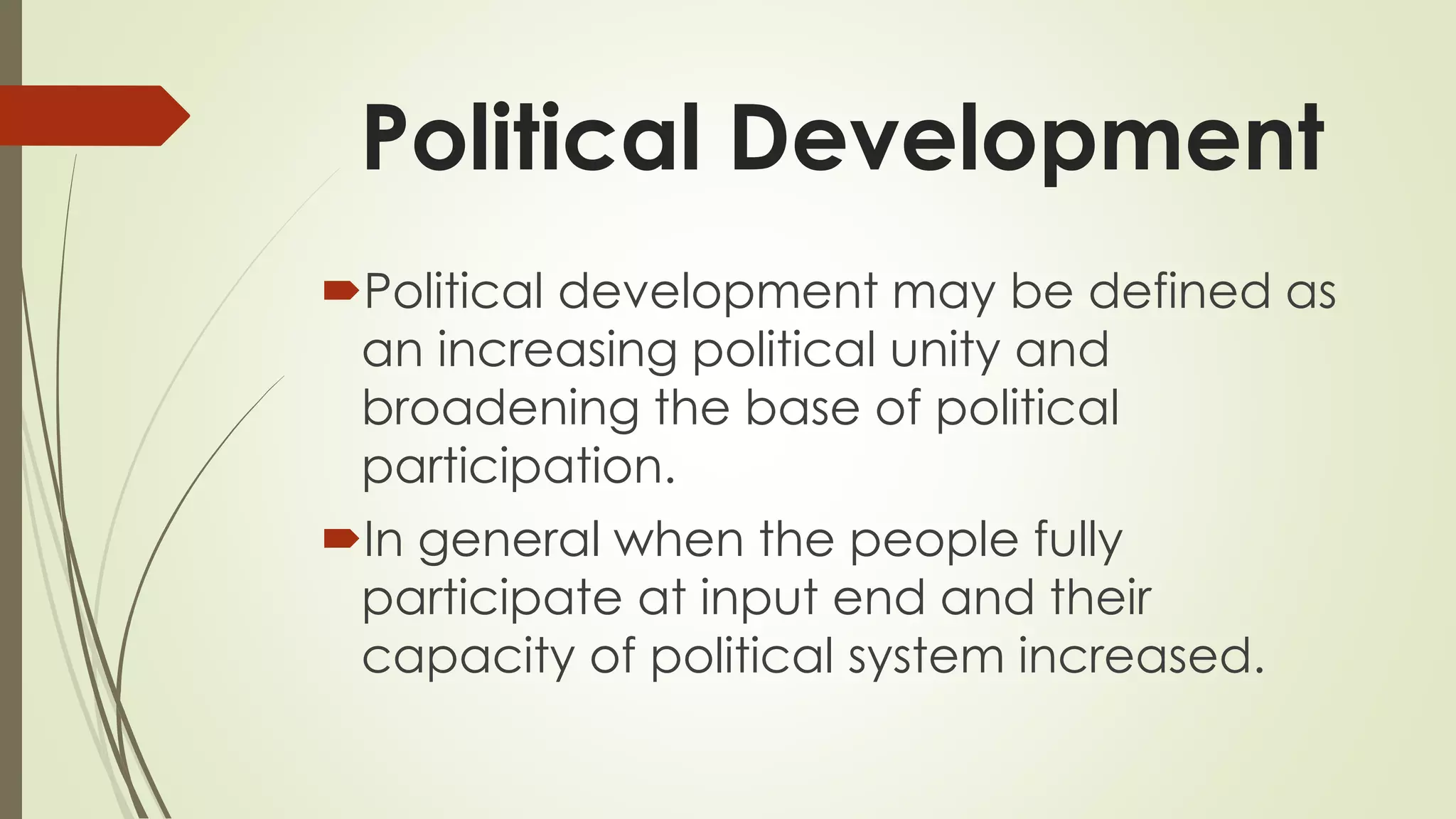 Politics & political development | PDF