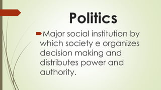 Politics & political development | PDF