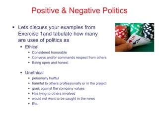Politics, Projects and Project Management sample slides | PPT