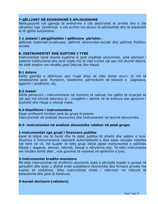 Politika ekonomike | DOC