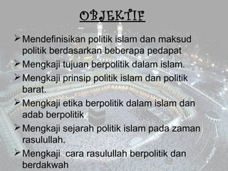 Politik dalam islam | PPT