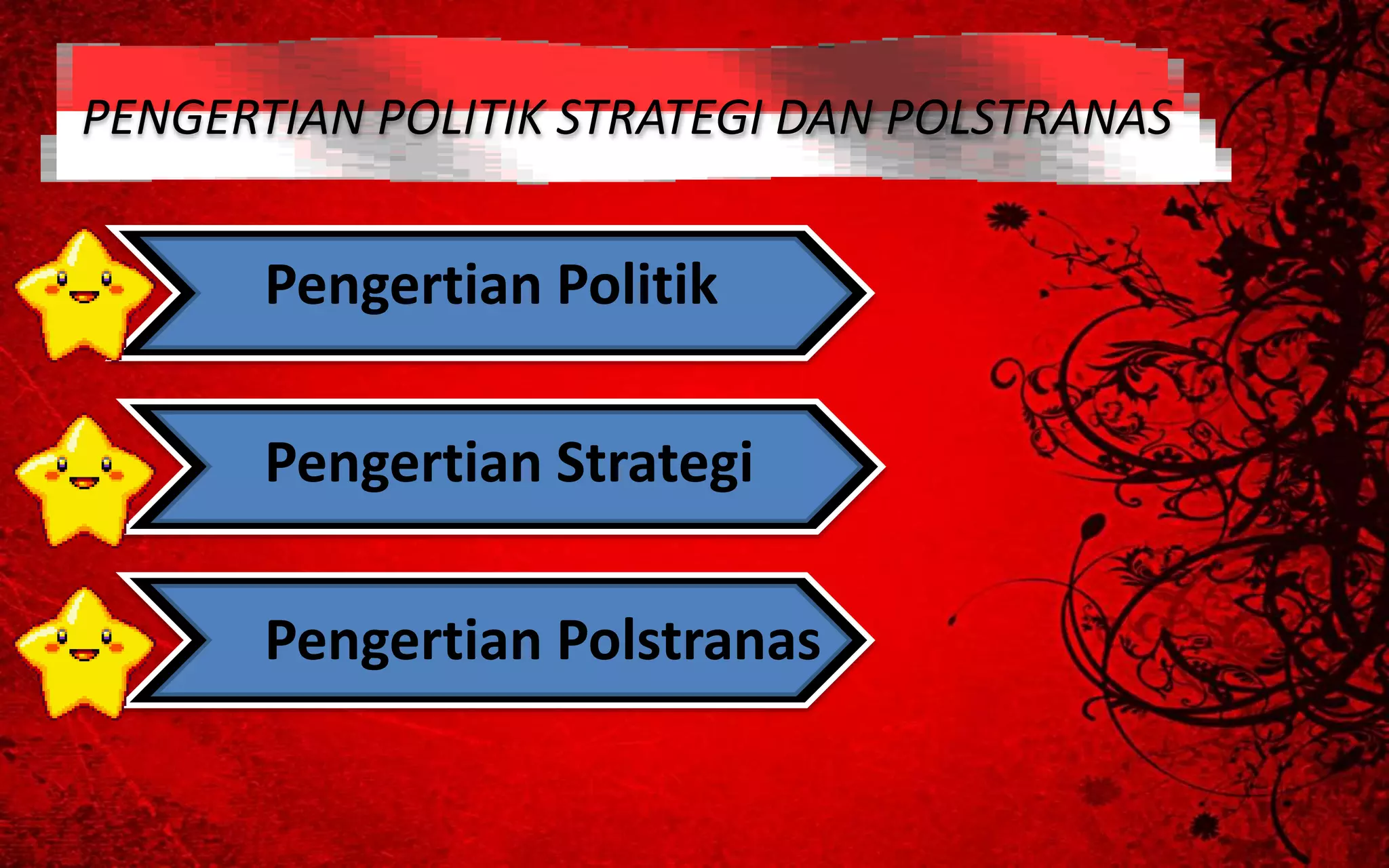 Politik dan Strategi Nasional | PPTX