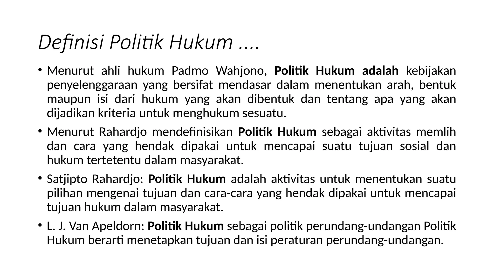 PENGERTIAN POLITIK HUKUM KETENAGAKERJAAN.pptx
