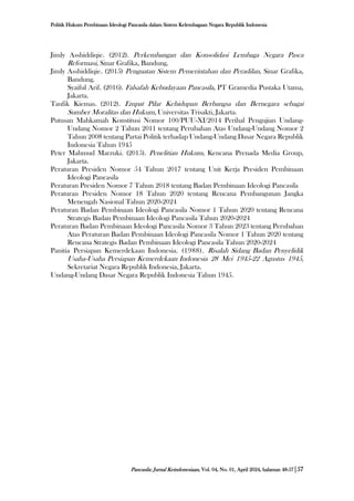 Politik Hukum Pembinaan Ideologi Pancasila dalam Sistem Kelembagaan Negara Republik Indonesia.pdf