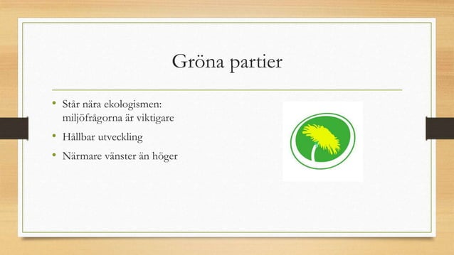 Politiska partier och ideologier | PPTX