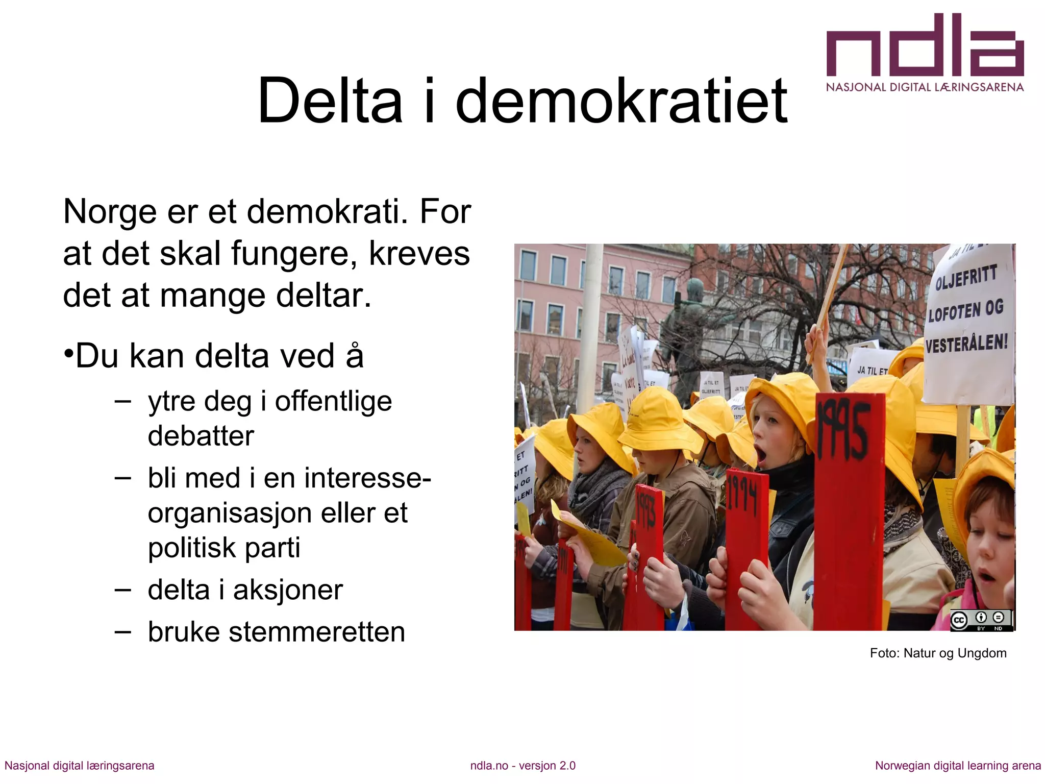 Politiske partier og valg nb | PPT