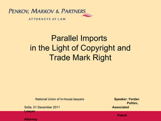 Politov - Parallel Import v.EN