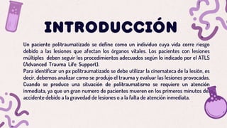 Atención al politraumatizado (USMP-FMH).pptx | First Aid | Injuries