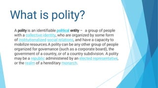 polity and society.pdf | Elections | Politics