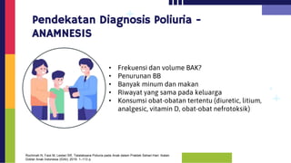Poliuria dan Oliguria pada Anaknhhudijdidd | PPTX
