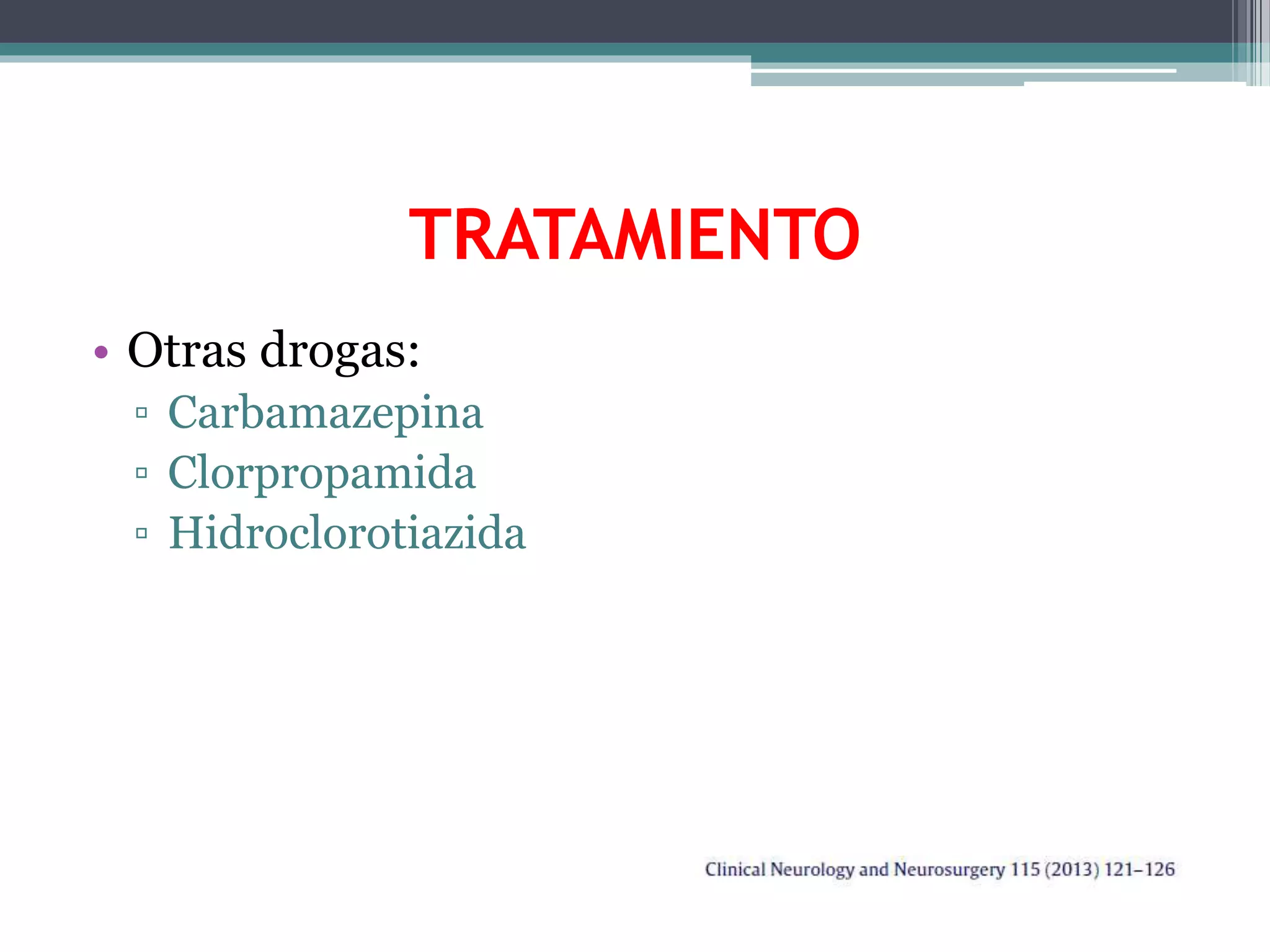 Diabetes Insípida Central, SIADH y Síndrome perdedor de Sal post ...