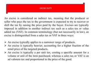 union excise | PPT