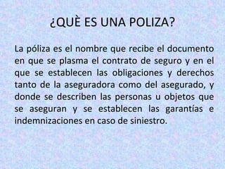 Polizas | PPT