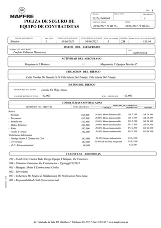 POLIZA TREC N° 2322110400061 PORFIRIO CALDERON HINOSTROZA JUNIO 2021.pdf