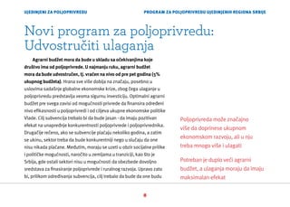 Ujedinjeni regioni Srbije - Program poljoprivreda | PPT