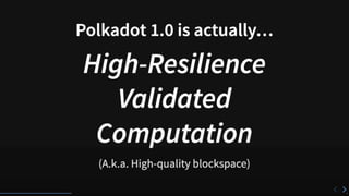 Polkadot Agile Coretime protocol berg.pptx