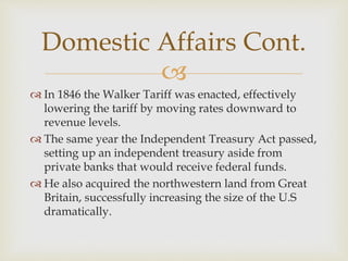 The Biography of James K. Polk | PPTX