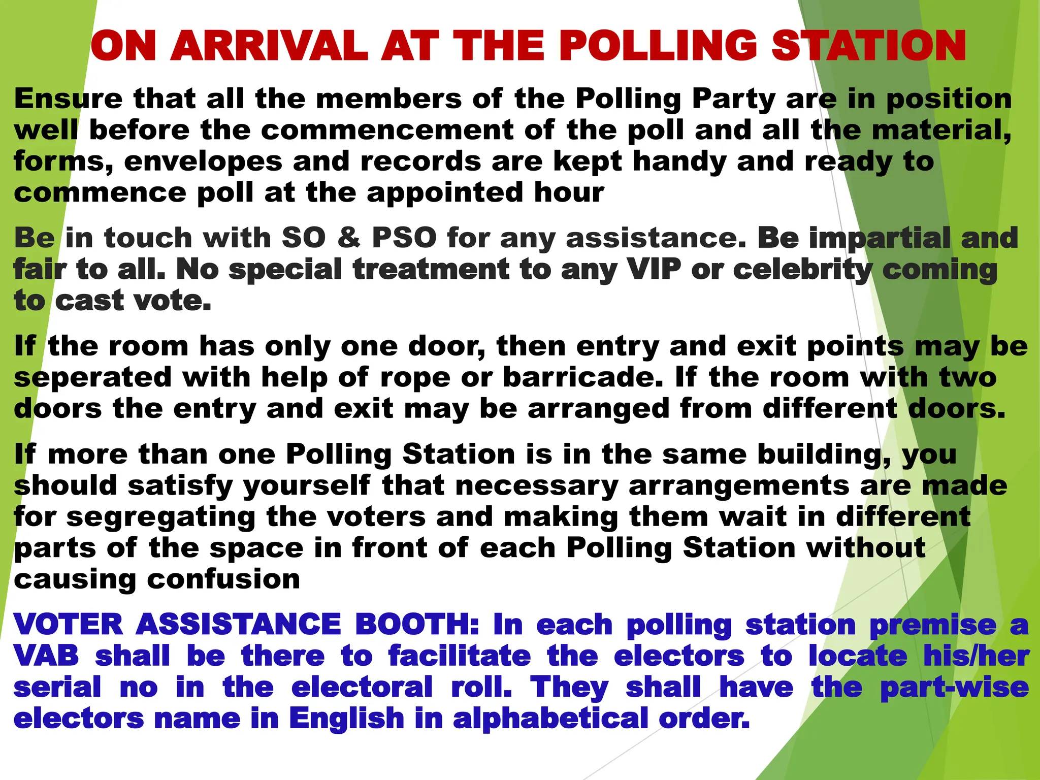 Election training for polling officer and prisiding officer | PPT