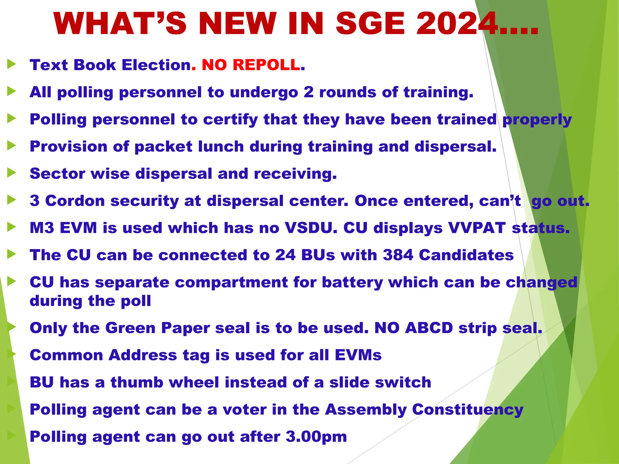 Election training for polling officer and prisiding officer | PPT
