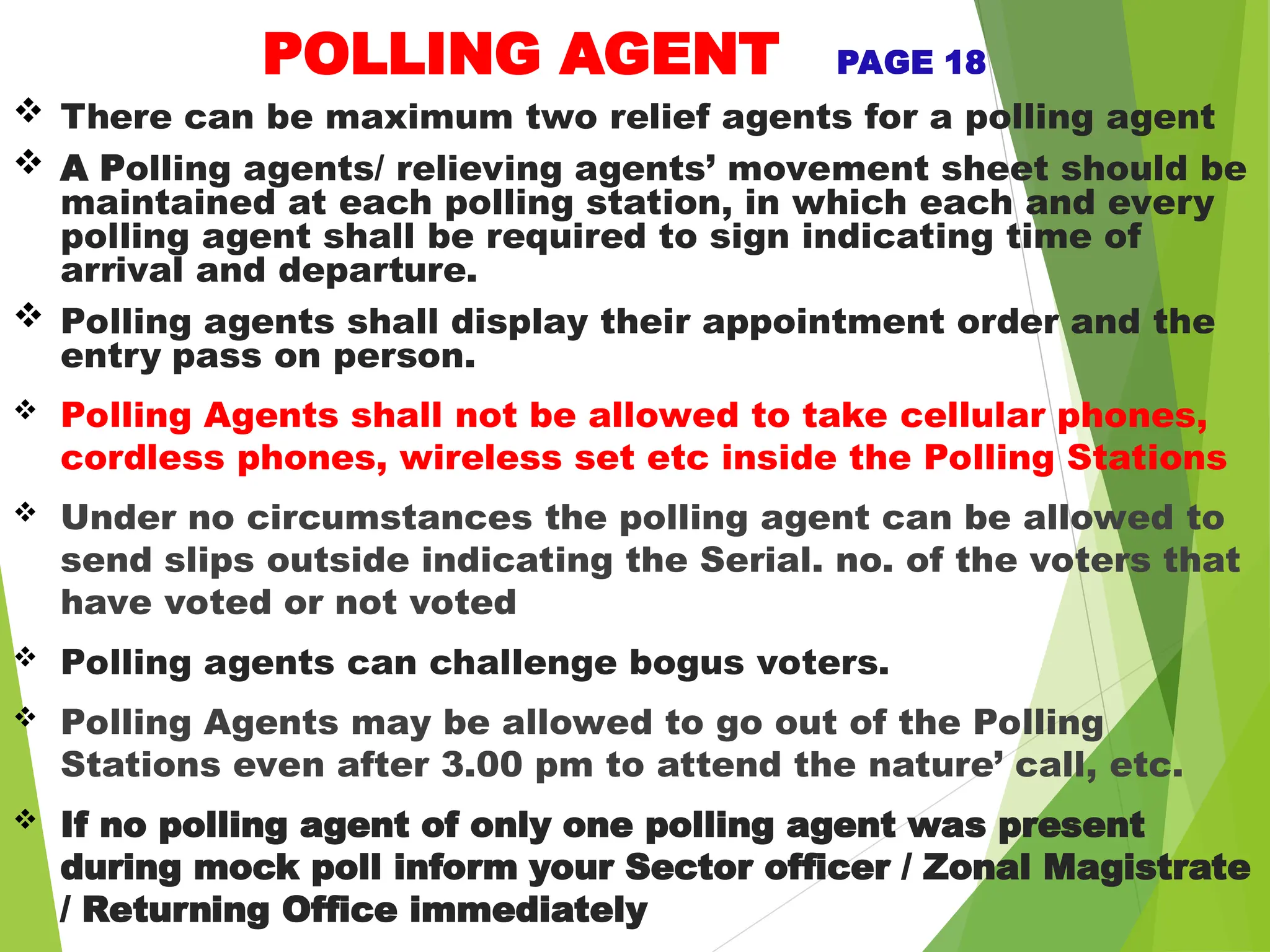 Election training for polling officer and prisiding officer | PPT