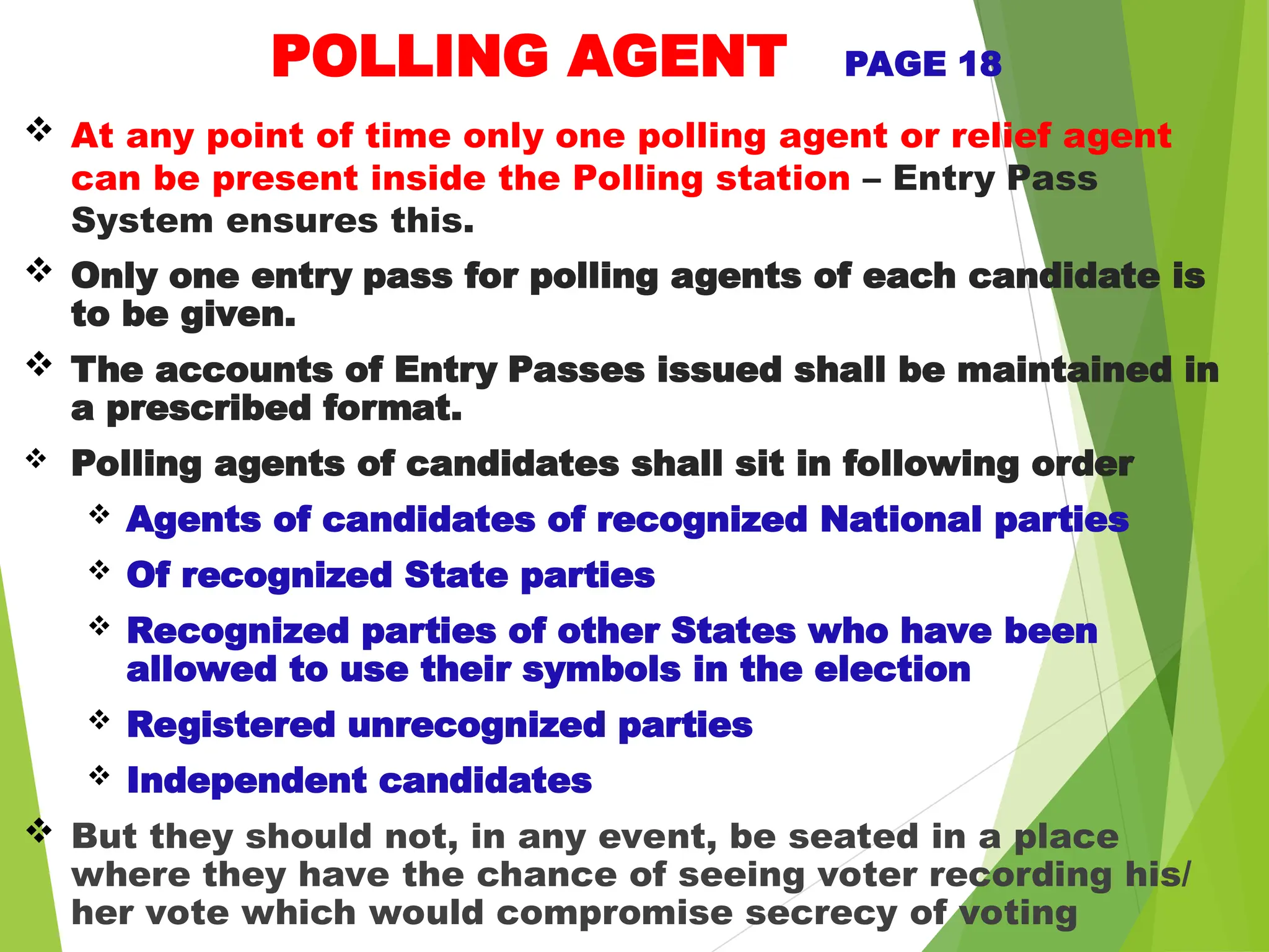Election training for polling officer and prisiding officer | PPT