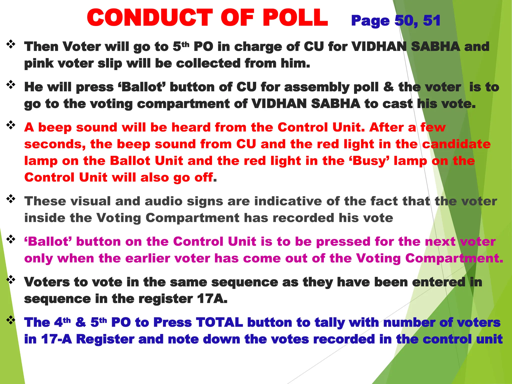Election training for polling officer and prisiding officer | PPT