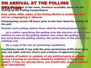 Election training for polling officer and prisiding officer | PPT