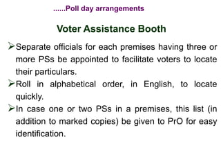 PollDayArrangements.ppt
