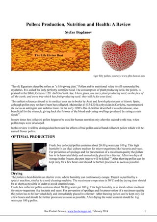 Цветен прашец Pollen book review | PDF