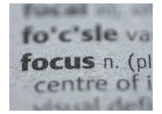 Focus or Fail: Why and How Startups Get Focused | PDF