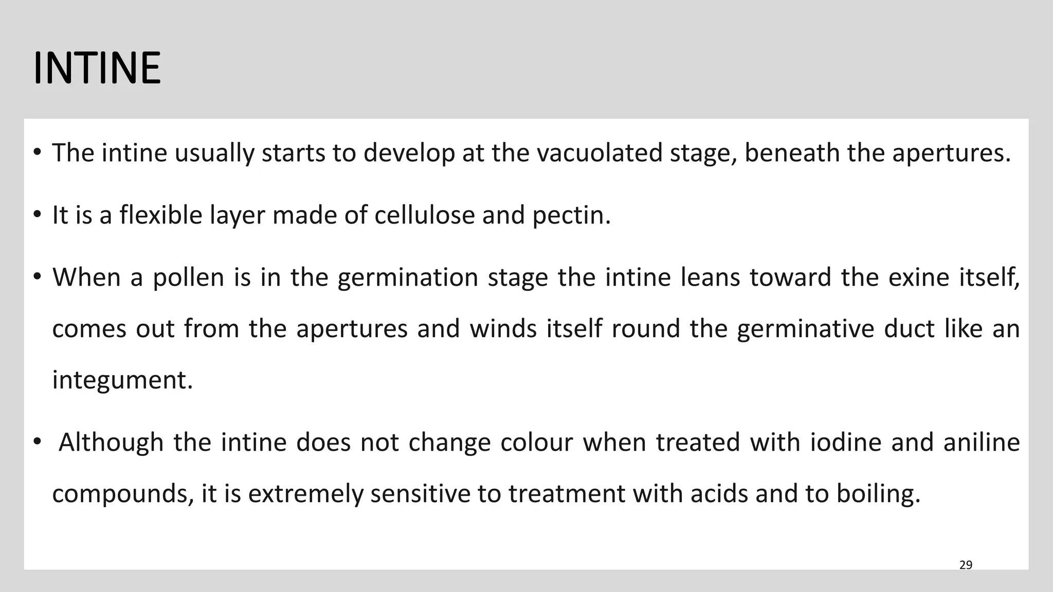 Pollen morphology, exine sculpturing, pollen kitt,NPC and ...