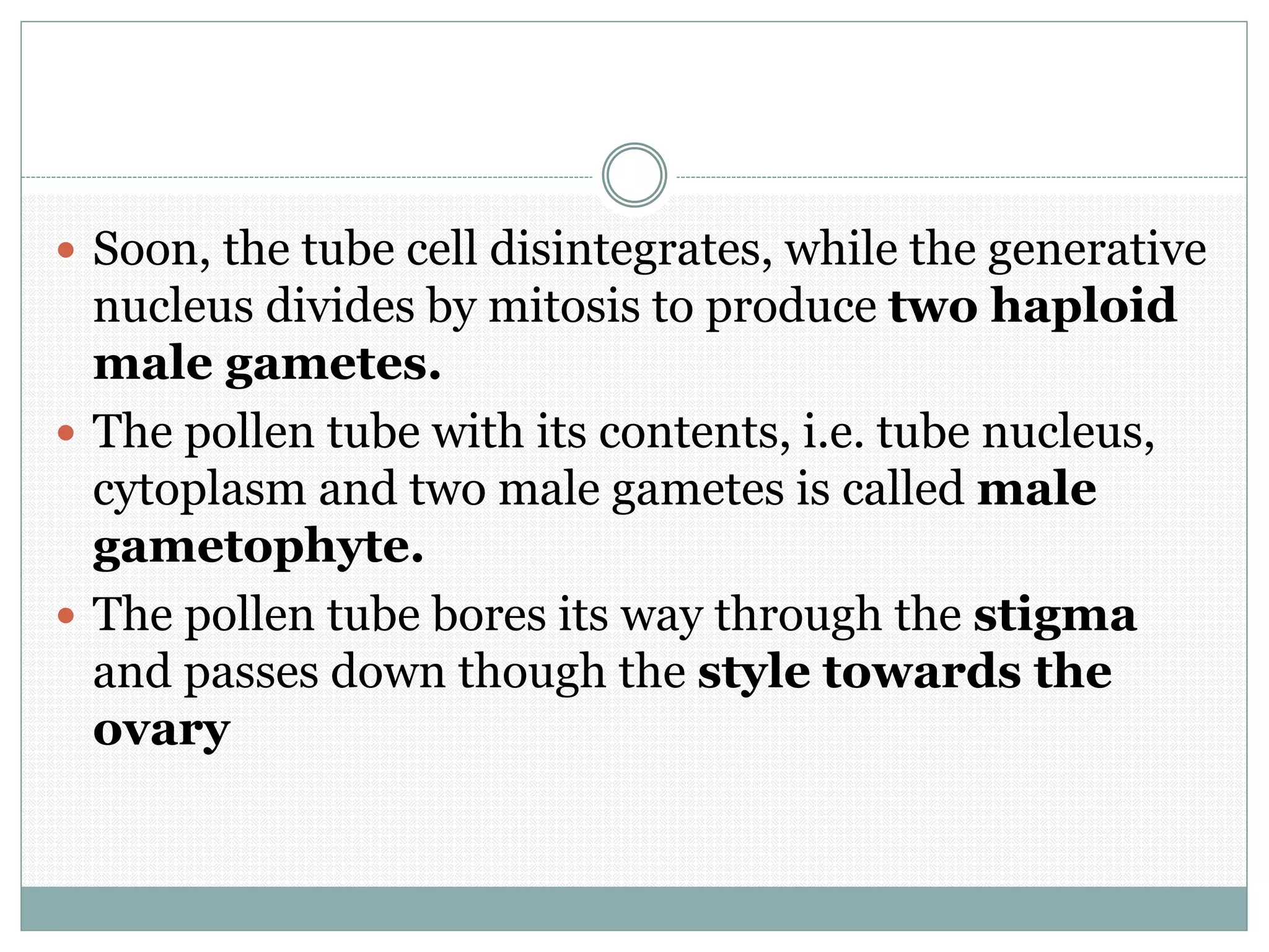 Pollen pistil interaction | PPTX