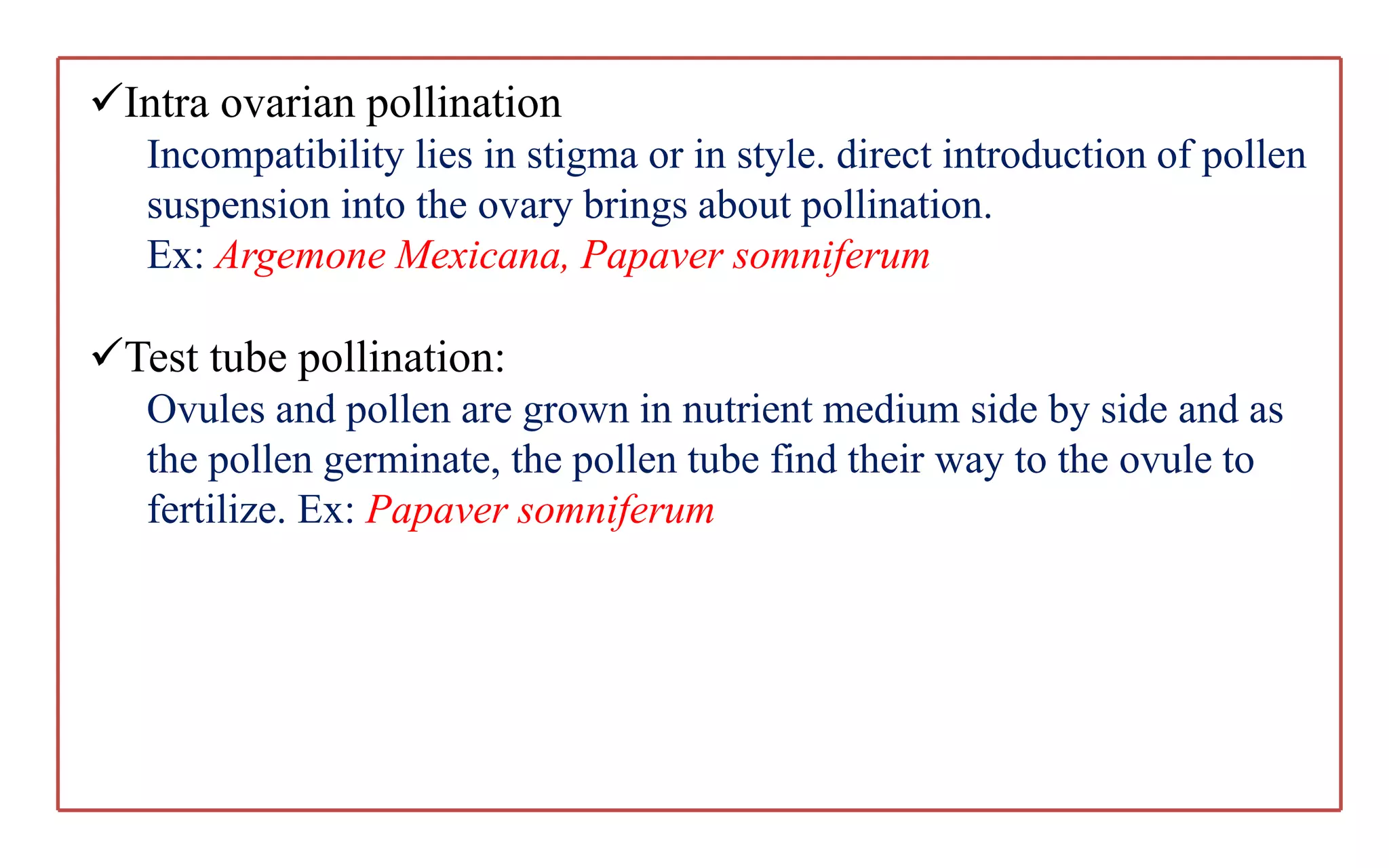 Pollen pistil interaction | PPTX