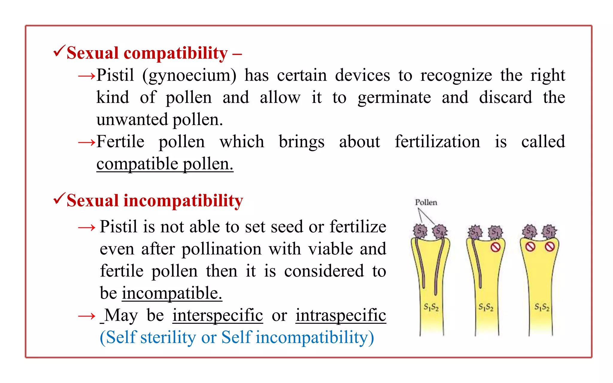 Pollen pistil interaction | PPTX