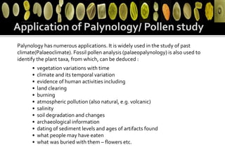Pollen study-Geomorhology Chapter | PPT