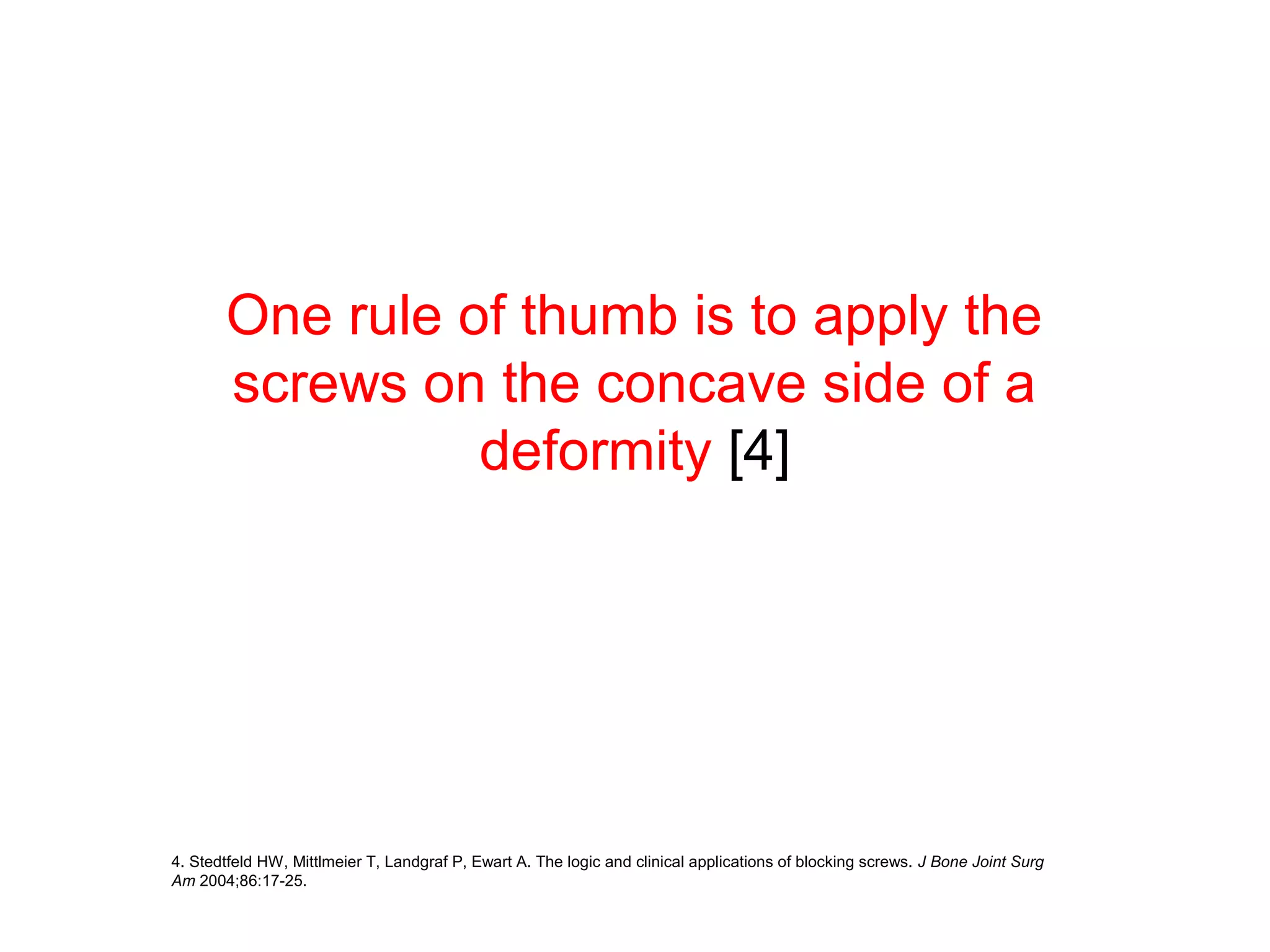 Poller or blocking screw | PPT