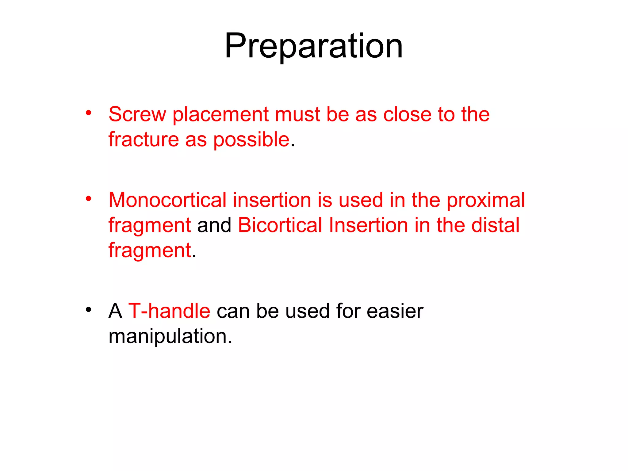 Poller or blocking screw | PPT