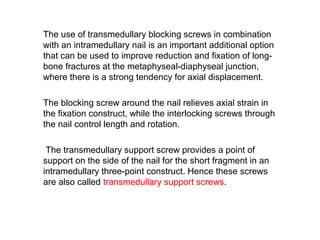 Poller or blocking screw | PPT