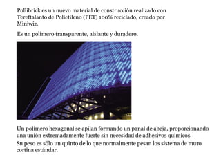 Polli brick_Plástico reciclado PET | PPT